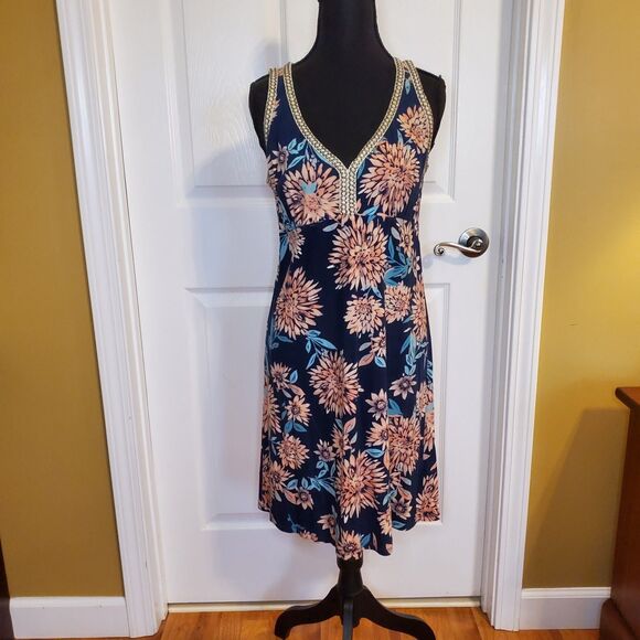 Lucky Brand Dresses Lucky Brand Embroidered Floral Cotton Dress